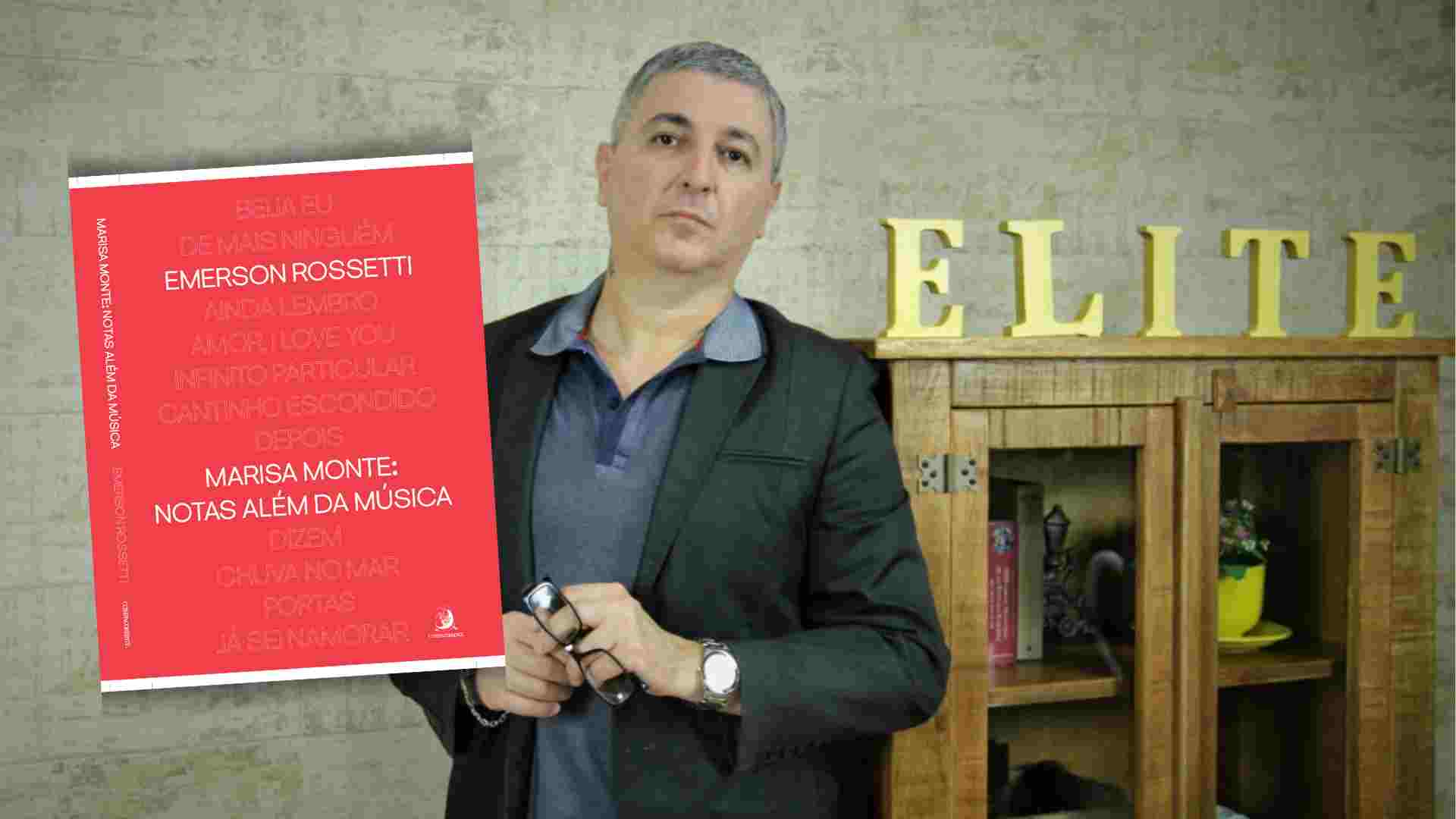 Emerson Rossetti lança livro sobre Marisa Monte na Fampop - Jornal In Foco